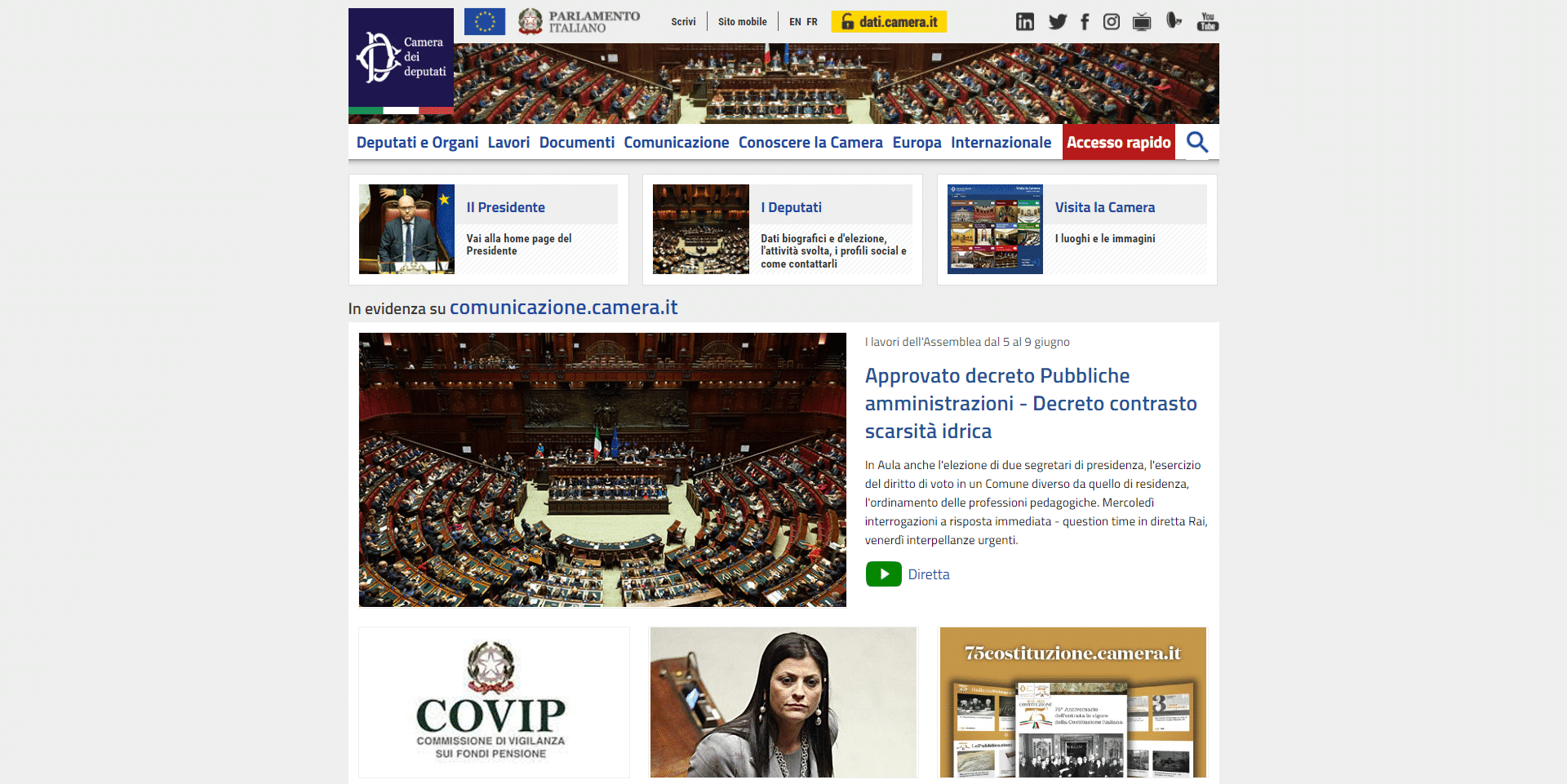 Decreto PA: testo approvato alla Camera con emendamenti Decreto PA: testo approvato alla Camera con emendamenti