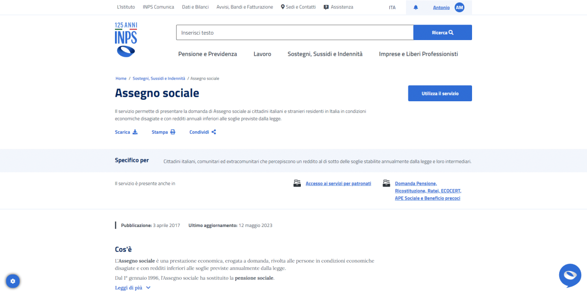 Domanda assegno sociale 2023: come fare e quali sono le novità