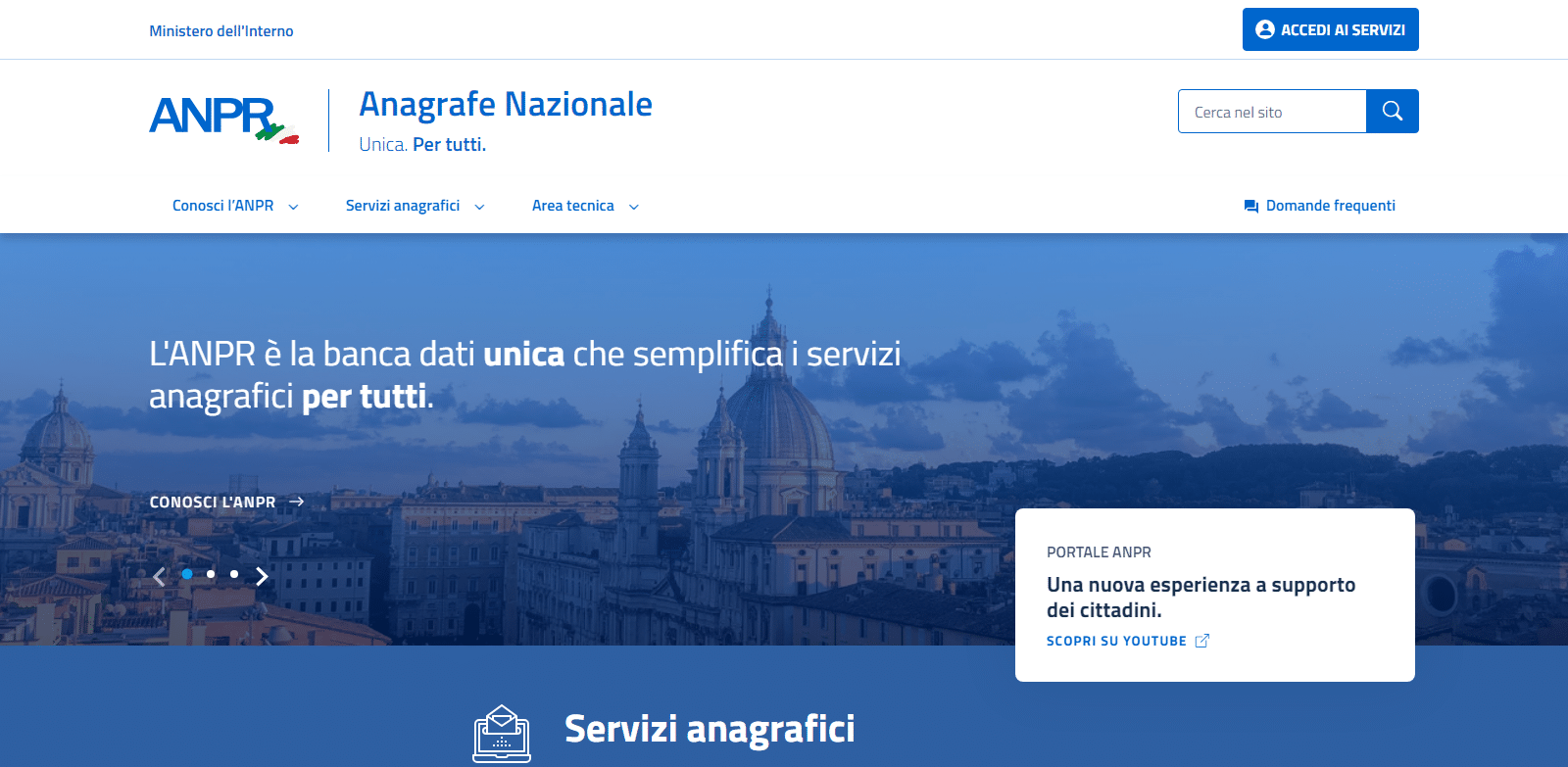Certificati con bollo sul sito ANPR: arriva la nuova funzionalità