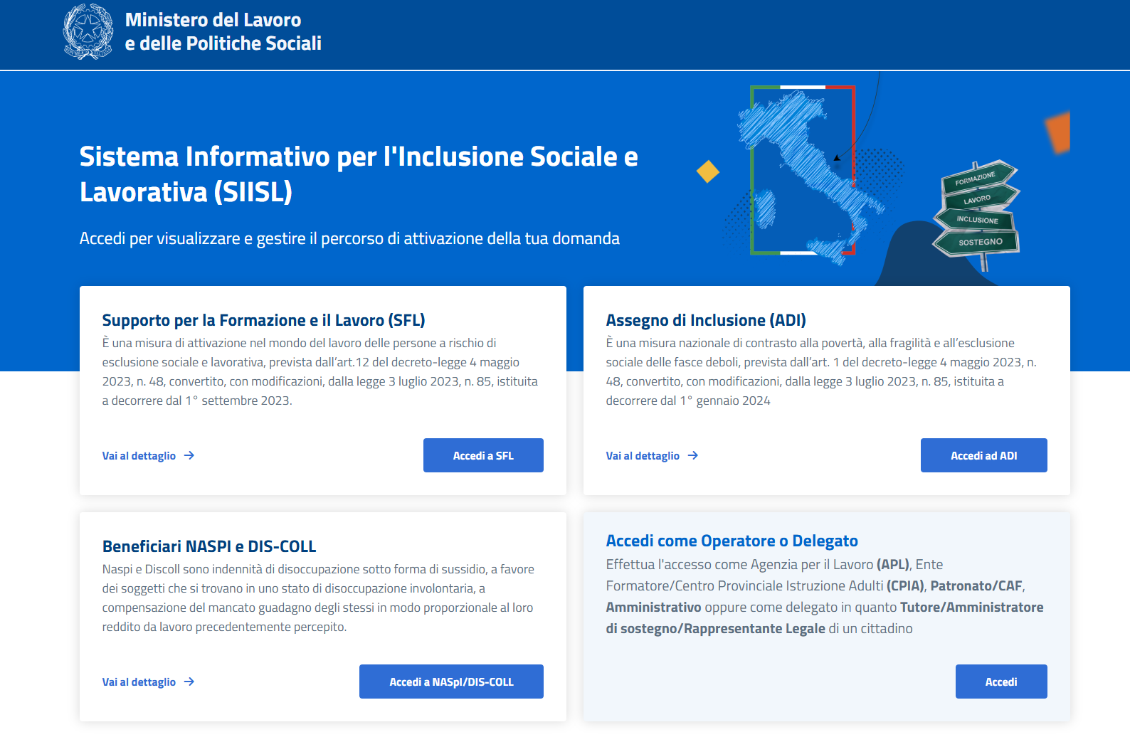 NASpI e DIS-COLL, ultime novità per l'iscrizione al portale SIISL