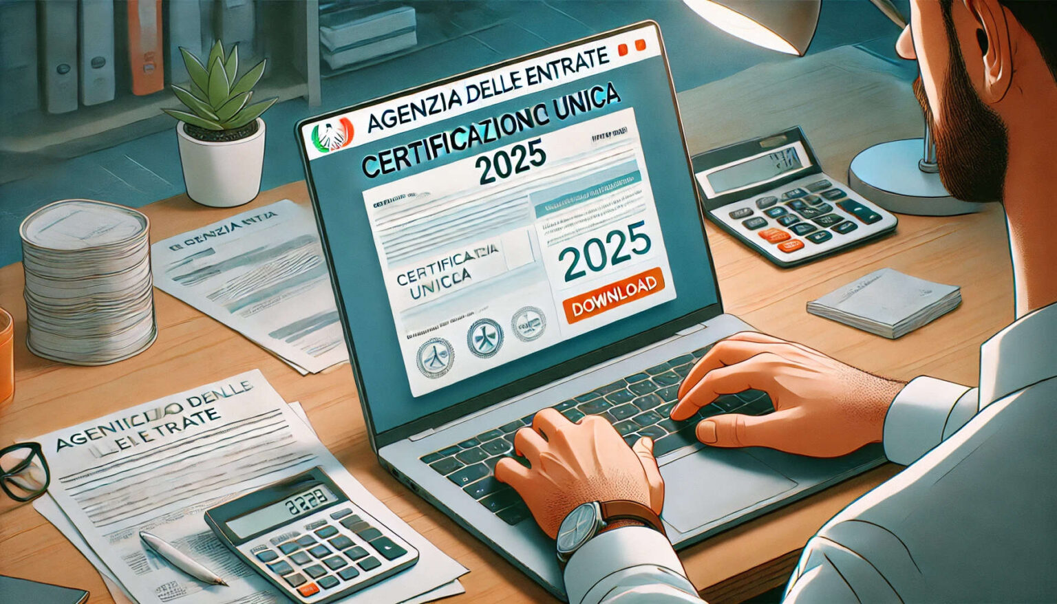 Come scaricare la CU 2025 online dal sito Agenzia delle Entrate