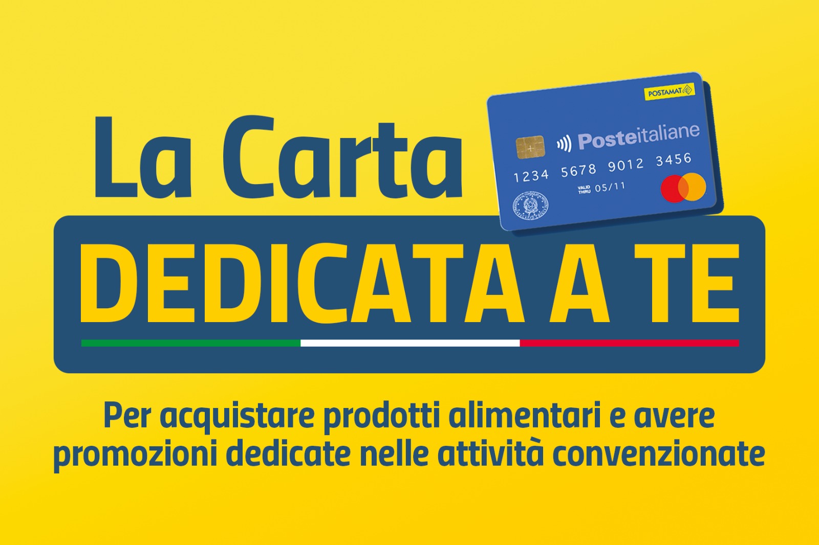 Social card Dedicata a te 2025 al via: tutto quello che c'è da sapere